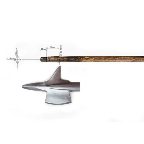 Swiss Halberd Head – Kongas Kreations